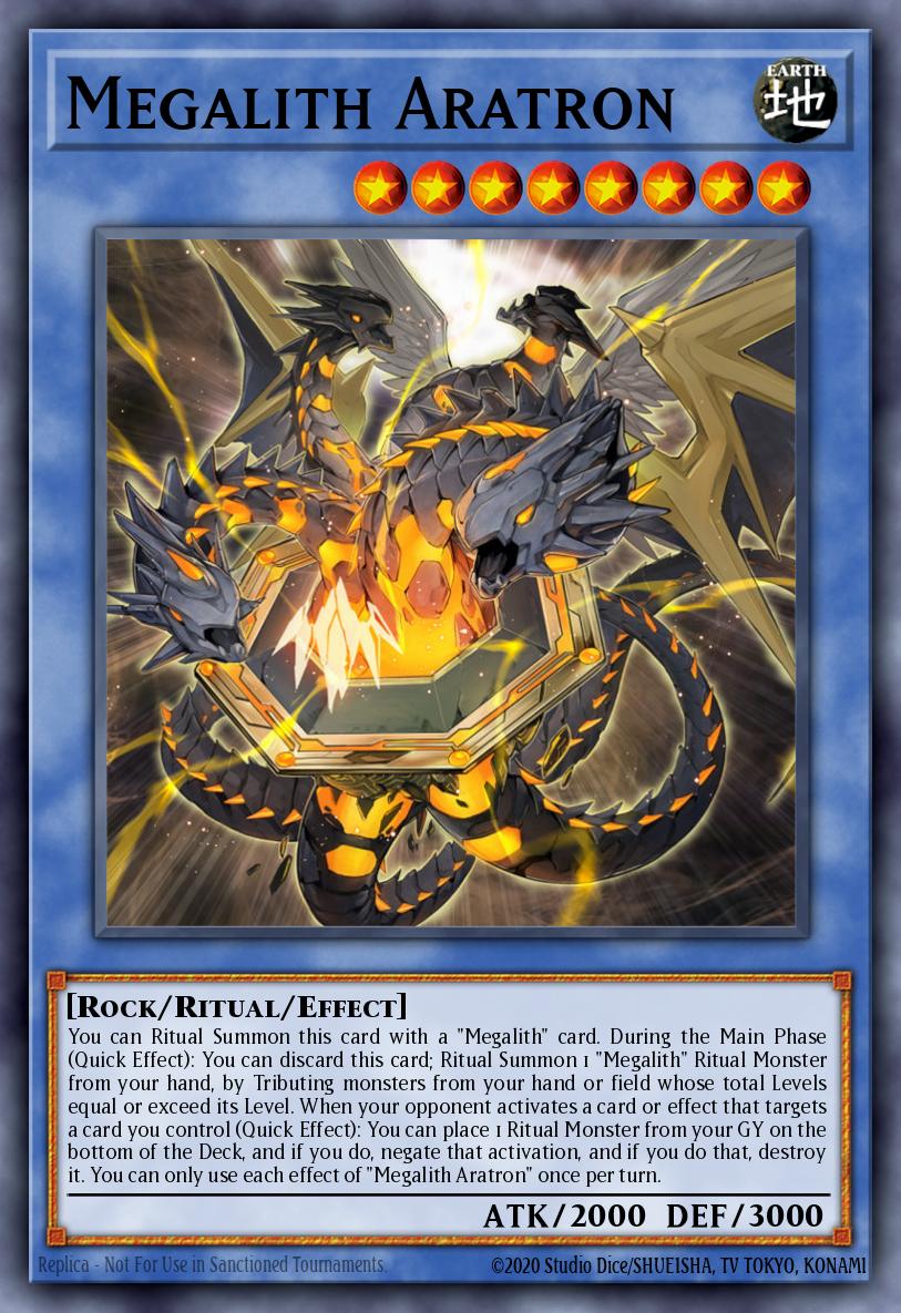 Megalith Aratron (IGAS-EN040 Super Rare)