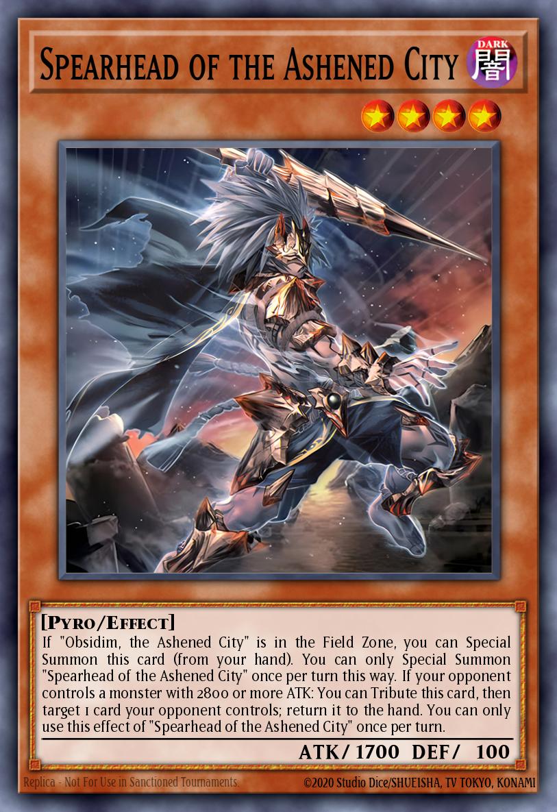 Spearhead of the Ashened City (LEDE-EN091 Super Rare)