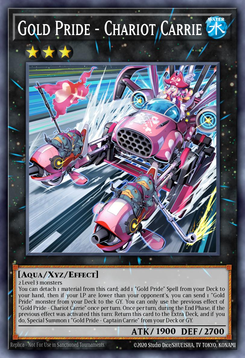 Gold Pride – Chariot Carrie (CYAC-EN088 Ultra Rare)