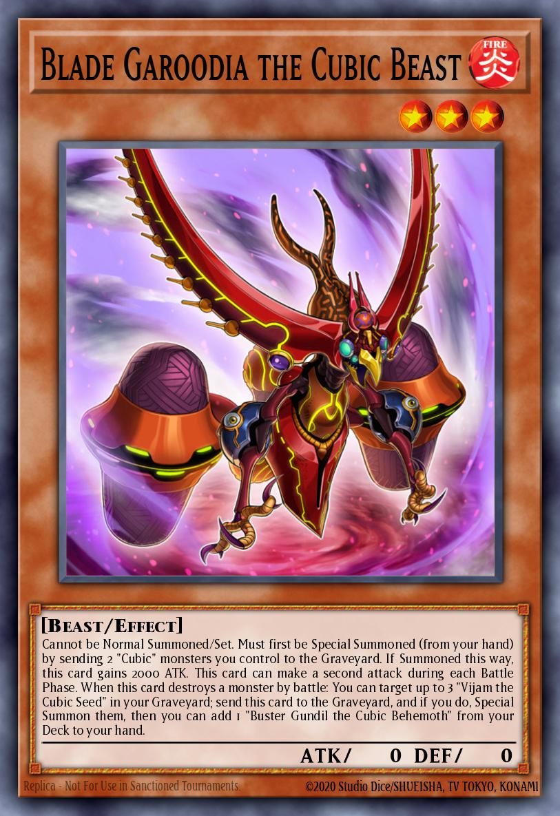 Blade Garoodia the Cubic Beast (MVP1-EN034 Ultra Rare)