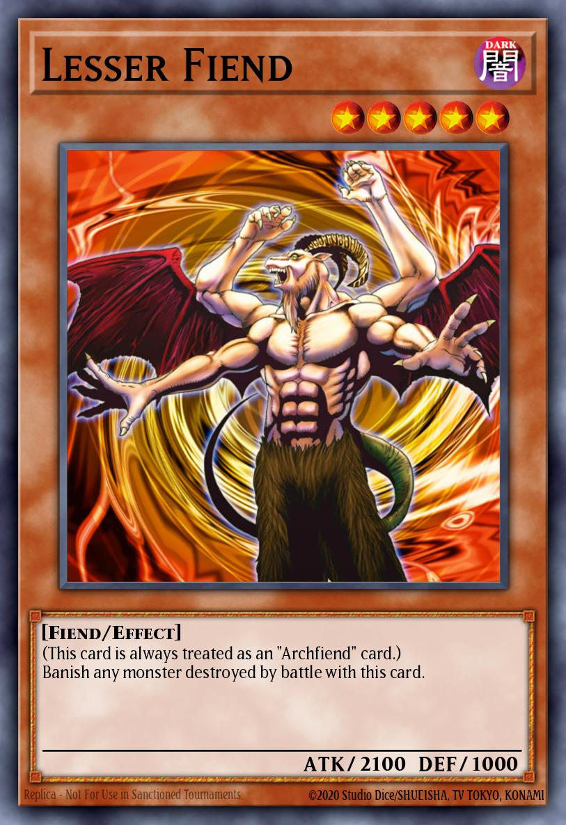 Lesser Fiend (LART-EN008 Ultra Rare)