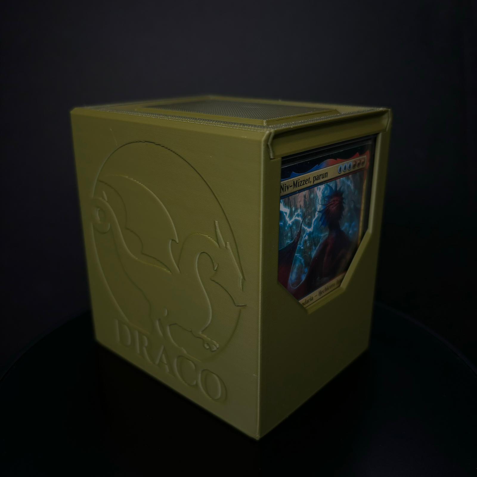 Deck Box Commander Draco Verde Olivia
